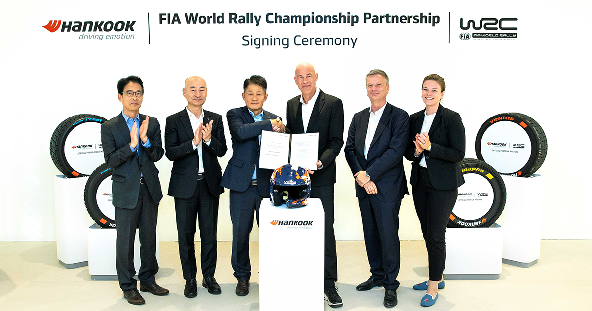 Hankook Tire to Exclusively Supply Racing Tires for 2025 FIA World Rally Championship