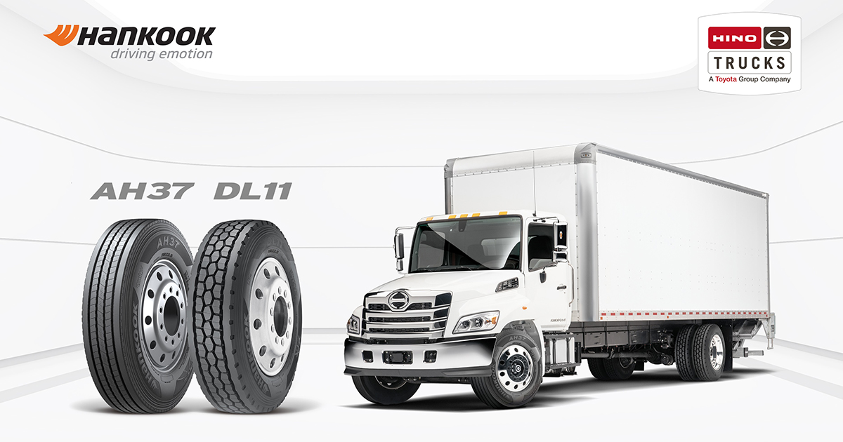 Hino Trucks and Hino Canada select Hankook Tire TBR products to equip U.S. and Canada truck lineup