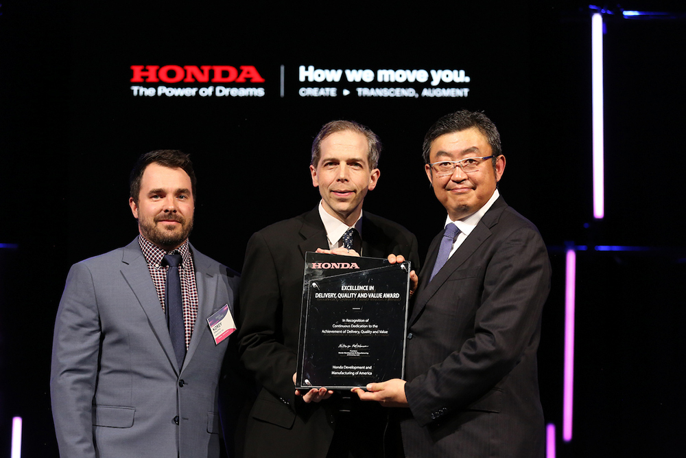 Honda Honors Hankook Tire North America with two 2023 mass production supplier awards